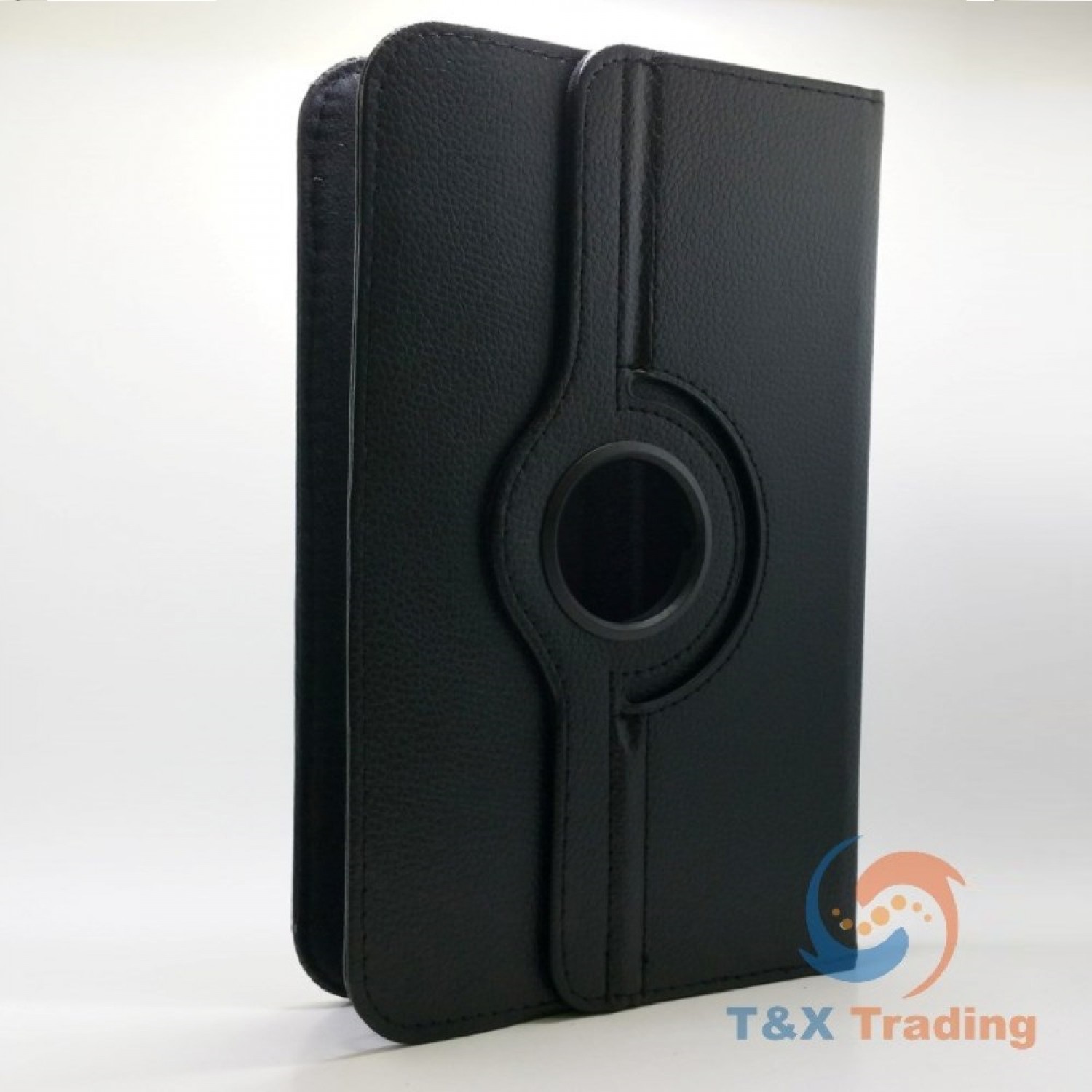 Universal 8" Tablet - 360 Rotating Leather Case - TanStarTrade